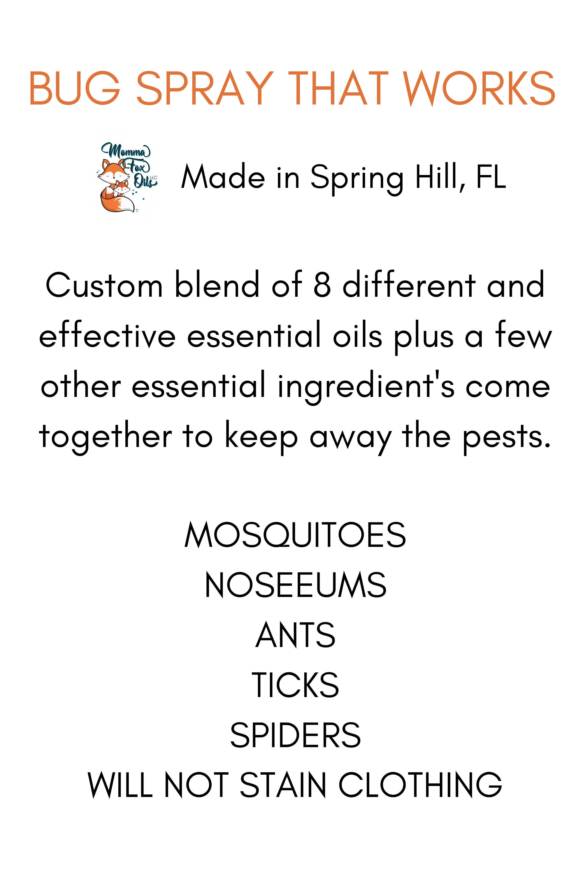 Bug Be Gone Spray, Insect Repellent, Non Toxic Bug Spray, Mosquito ...