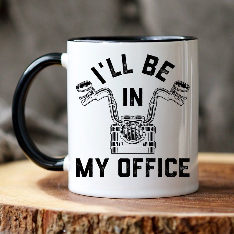 Funny Motorcycle Mug - Etsy