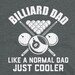 Billiard Player Shirt for Dad Pool Player Gift Funny | Etsy