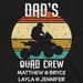 ATV Shirt for Dad, Quad Rider Gift, Dad's Quad Crew, Personalized Dad ...