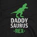 Daddy Saurus Rex Funny Dad Dino Short-sleeve Unisex T-shirt | Etsy