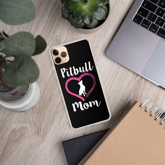 Pitbull Mom Phone Case Womens Pit Bull Dog Mama Iphone Case | Etsy