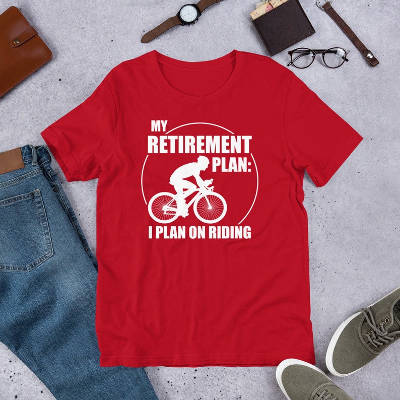 Cycling Shirt / Retirement Cycling / Retired Biker / Biking Gift ...
