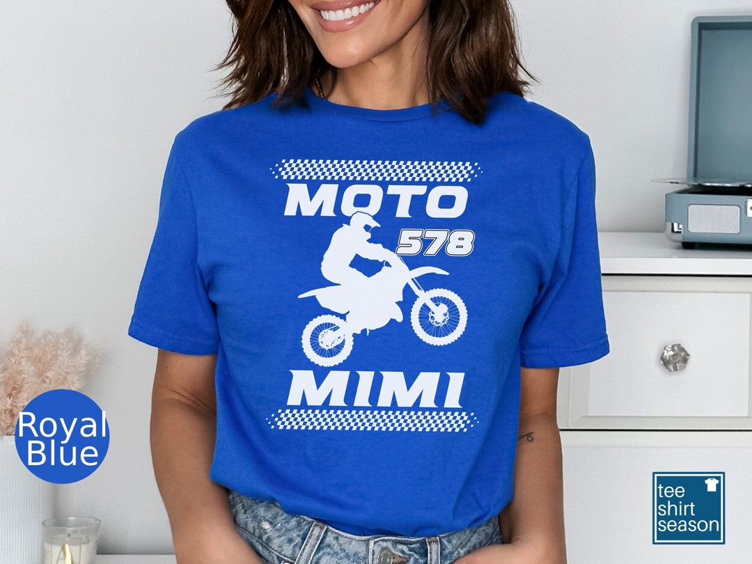 Moto Mimi Shirt, Personalized Motocross Grandma, Racing Number ...