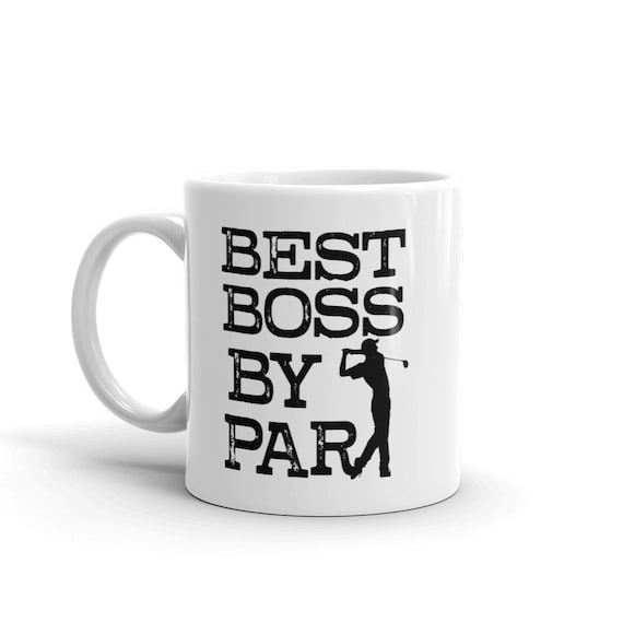 Golf Best Boss by Par Mug Funny Golfing Boss Manager Gift | Etsy