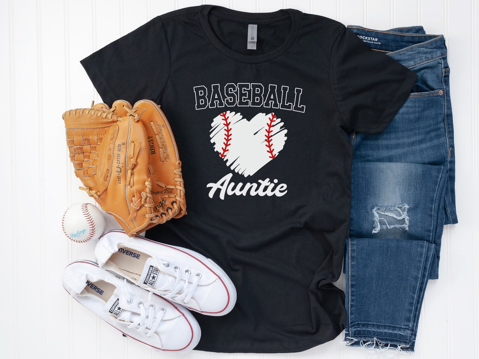 Baseball Auntie Shirt, Baseball Game Day, Baseball Aunt, My Favorite ...