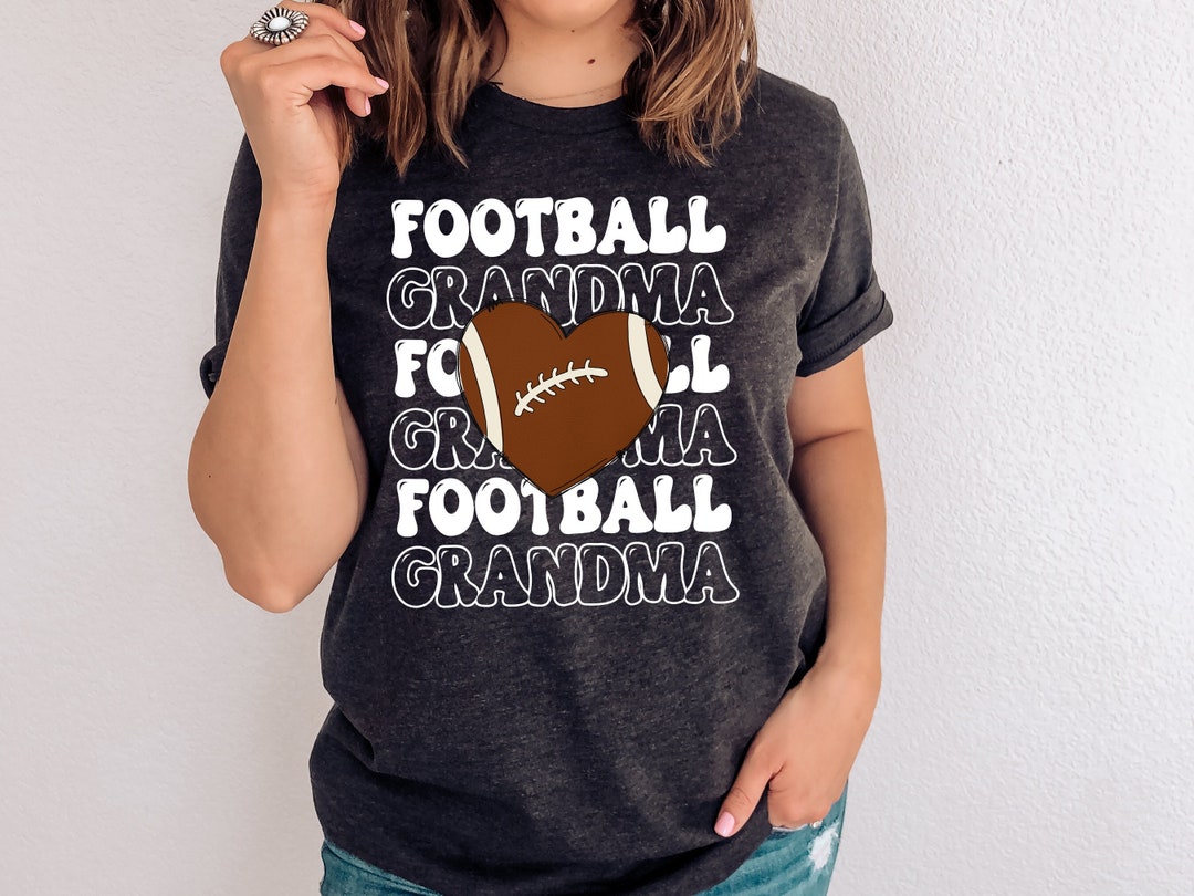 Groovy Football Grandma Shirt, Football Season Tshirt, Football Grandma ...
