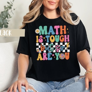 Math Teacher Shirt, Retro Teacher Tee, Comfort Colors, Back to School ...