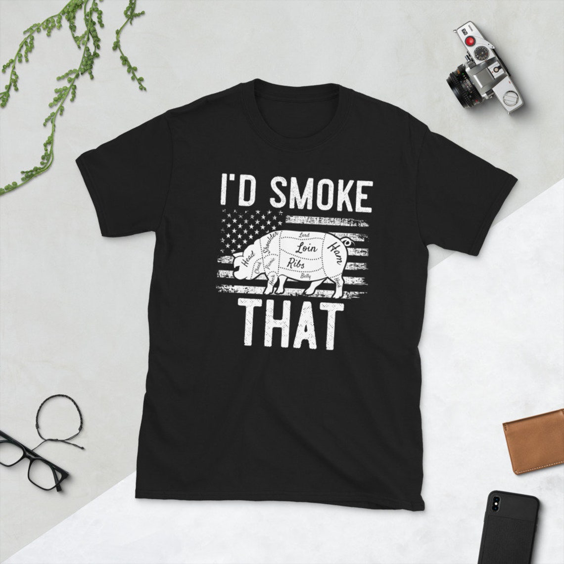 Meat Smoker Shirt, Hoodie, Pork Pulled T-shirt, BBQ Grilling Gift for ...