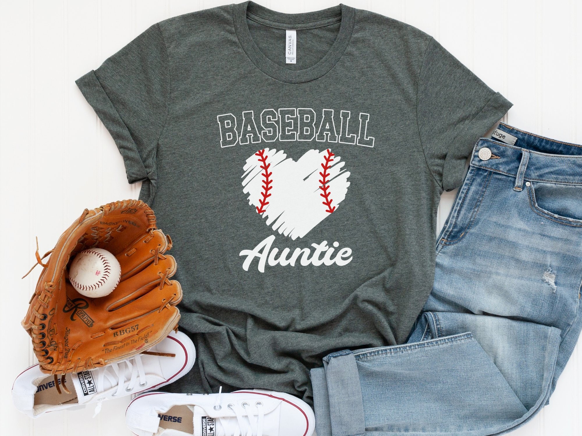 Baseball Auntie Shirt, Baseball Game Day, Baseball Aunt, My Favorite ...