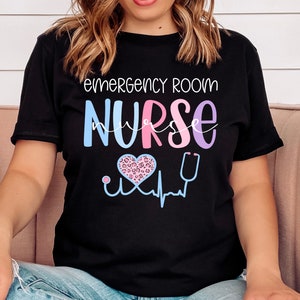 ER Nurse Shirt, Emergency Room Nurses Gift for Nurse RN, Emergency ...