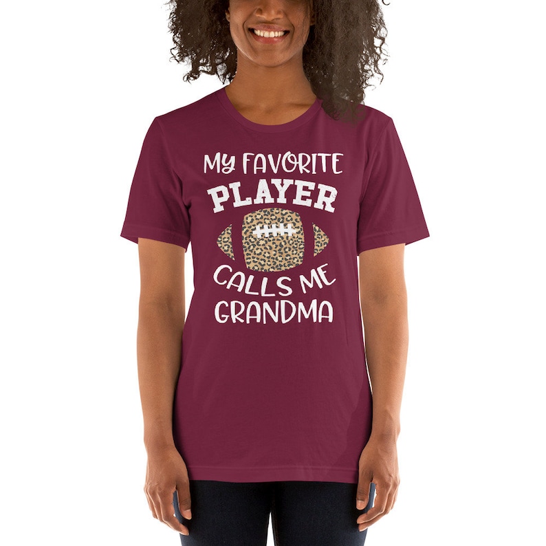 Football Shirt for Grandma My Favorite Player Calls Me - Etsy