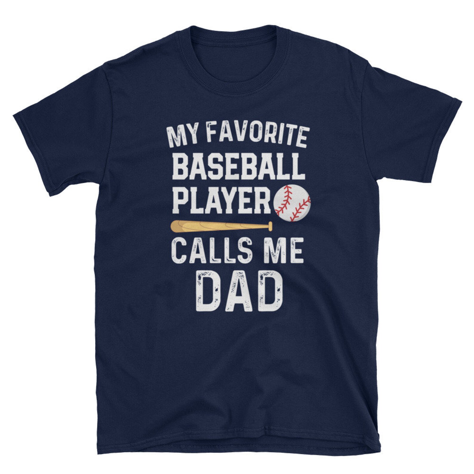 My Favorite Baseball Player Calls Me Dad Shirt Mens Fathers Day ...