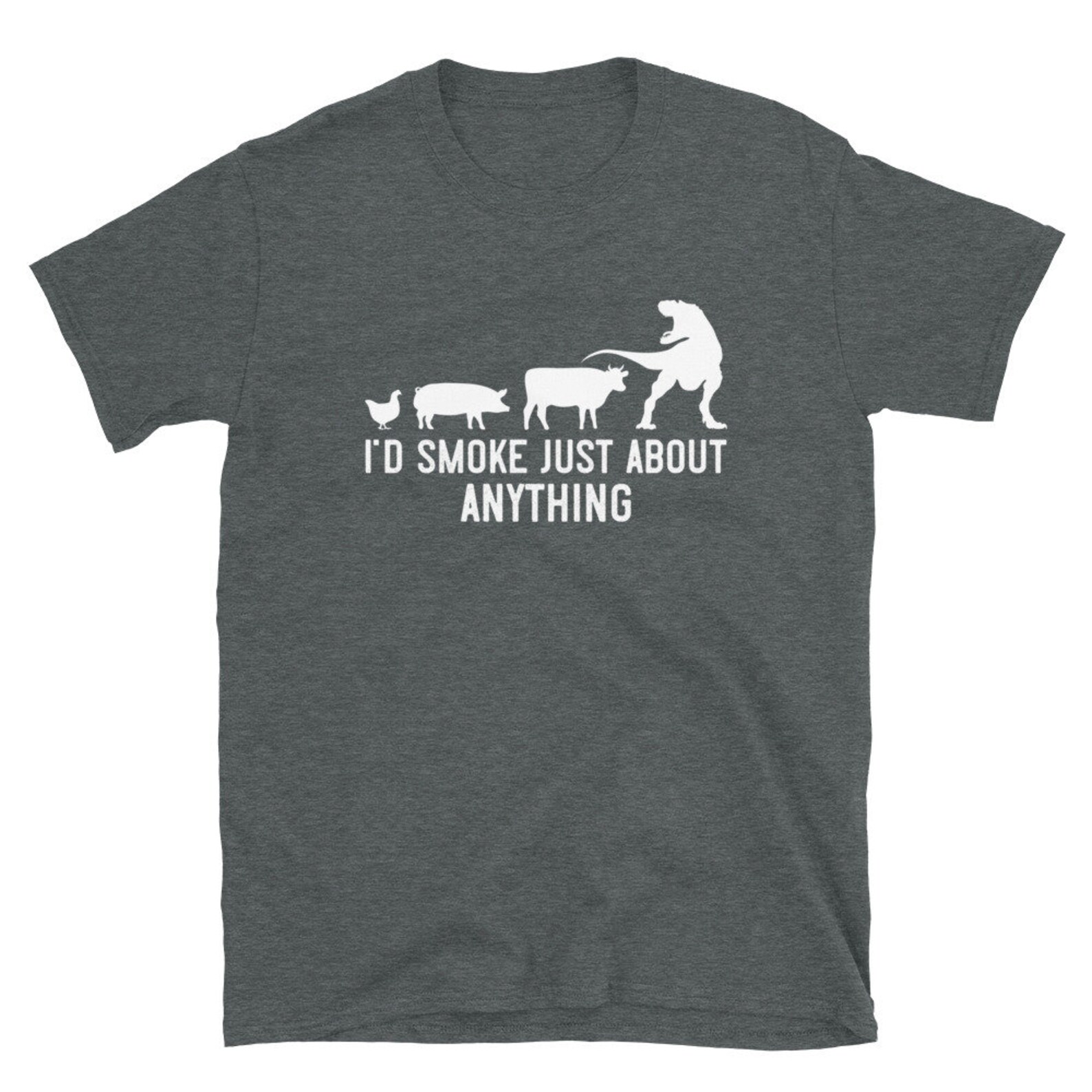 Meat Smoking Shirt, I'd Smoke Just About Anything, Hoodie, Funny BBQ ...