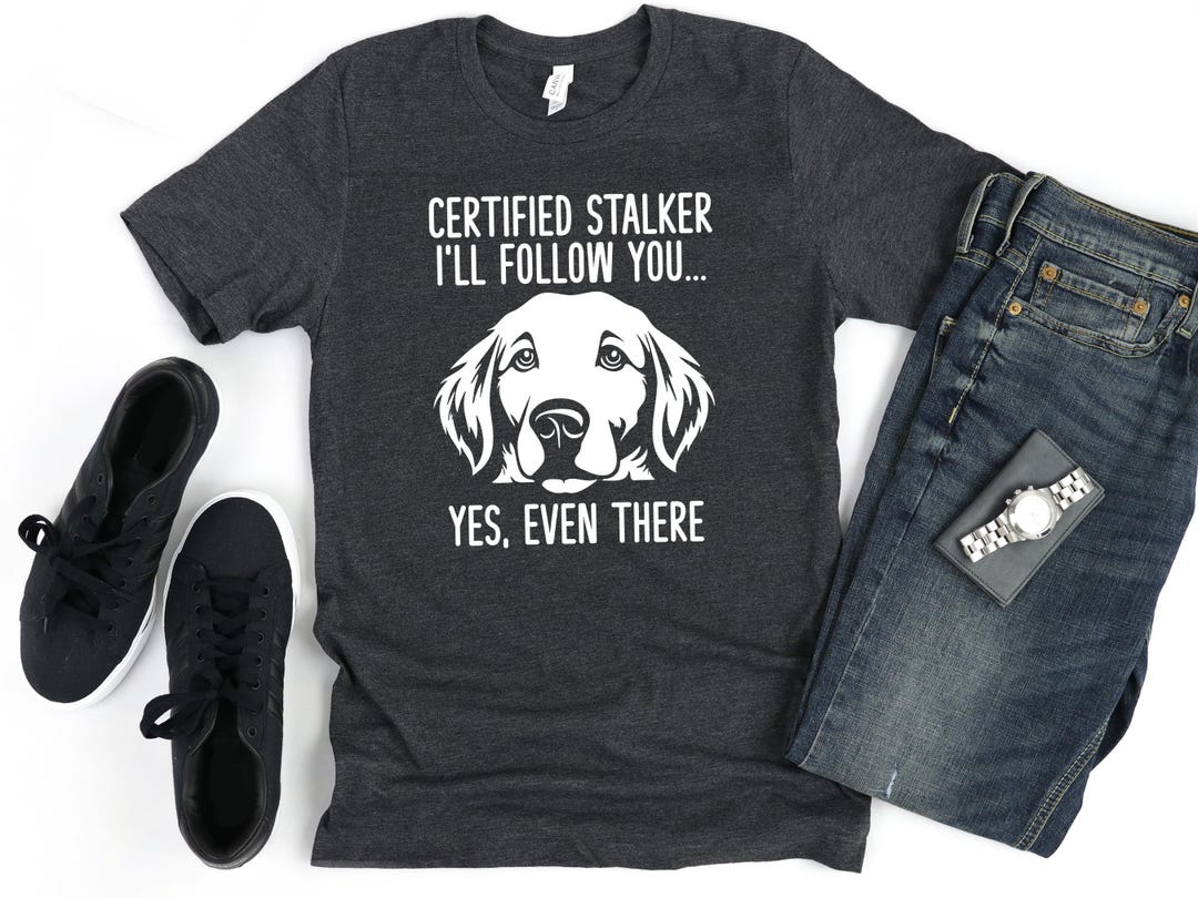 Funny Golden Retriever Shirt, Dog Dad & Mom, Golden T-shirt, Certified ...