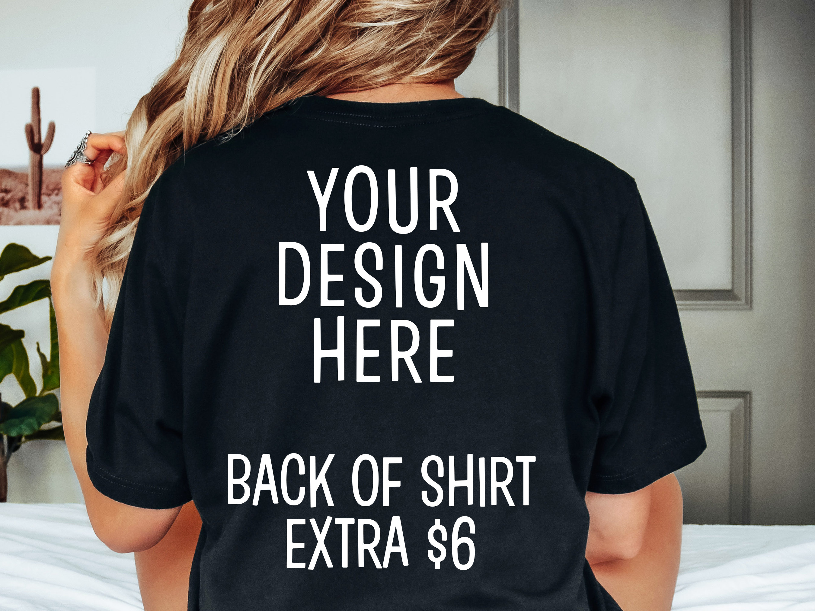 Custom Back of Shirt Add on Personalization - Etsy