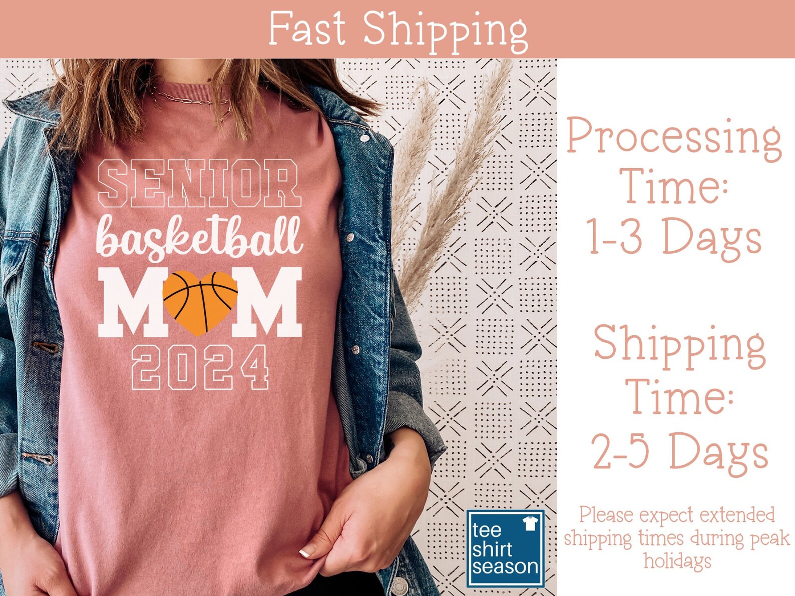 Senior Basketball Mom Shirt, Class of 2024, Basketball Game Day, Senior ...