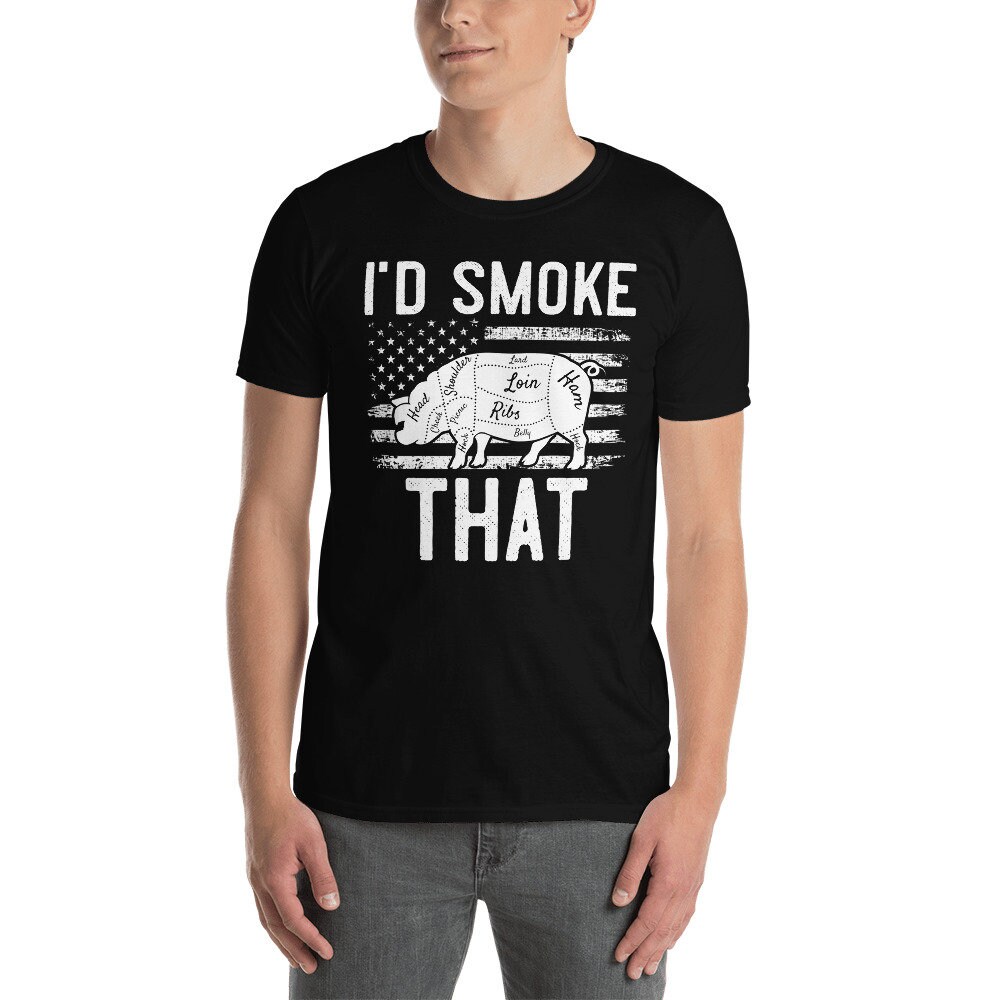Meat Smoker Shirt, Hoodie, Pork Pulled T-shirt, BBQ Grilling Gift for ...