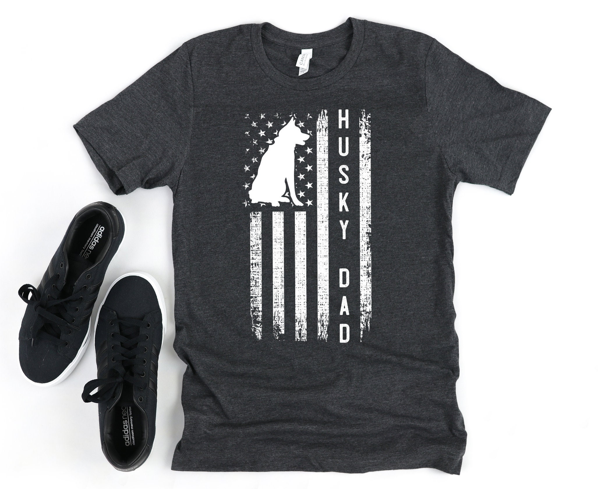 Siberian Husky Flag Shirt / Hoodie / Husky Dad Gift / Dog Dad - Etsy