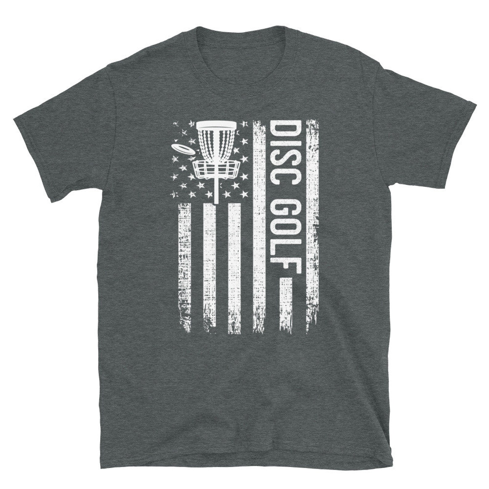 Disc Golf Gift for Men American Flag Golf Shirt Disc Golfer | Etsy