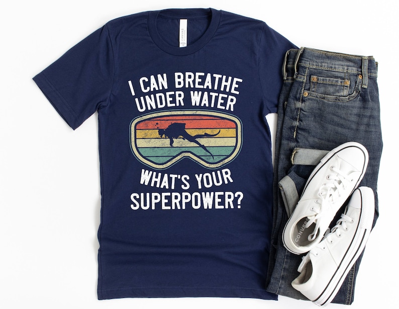 Funny Scuba Diver Shirt / Hoodie / Retro Diving Gift / I Can - Etsy