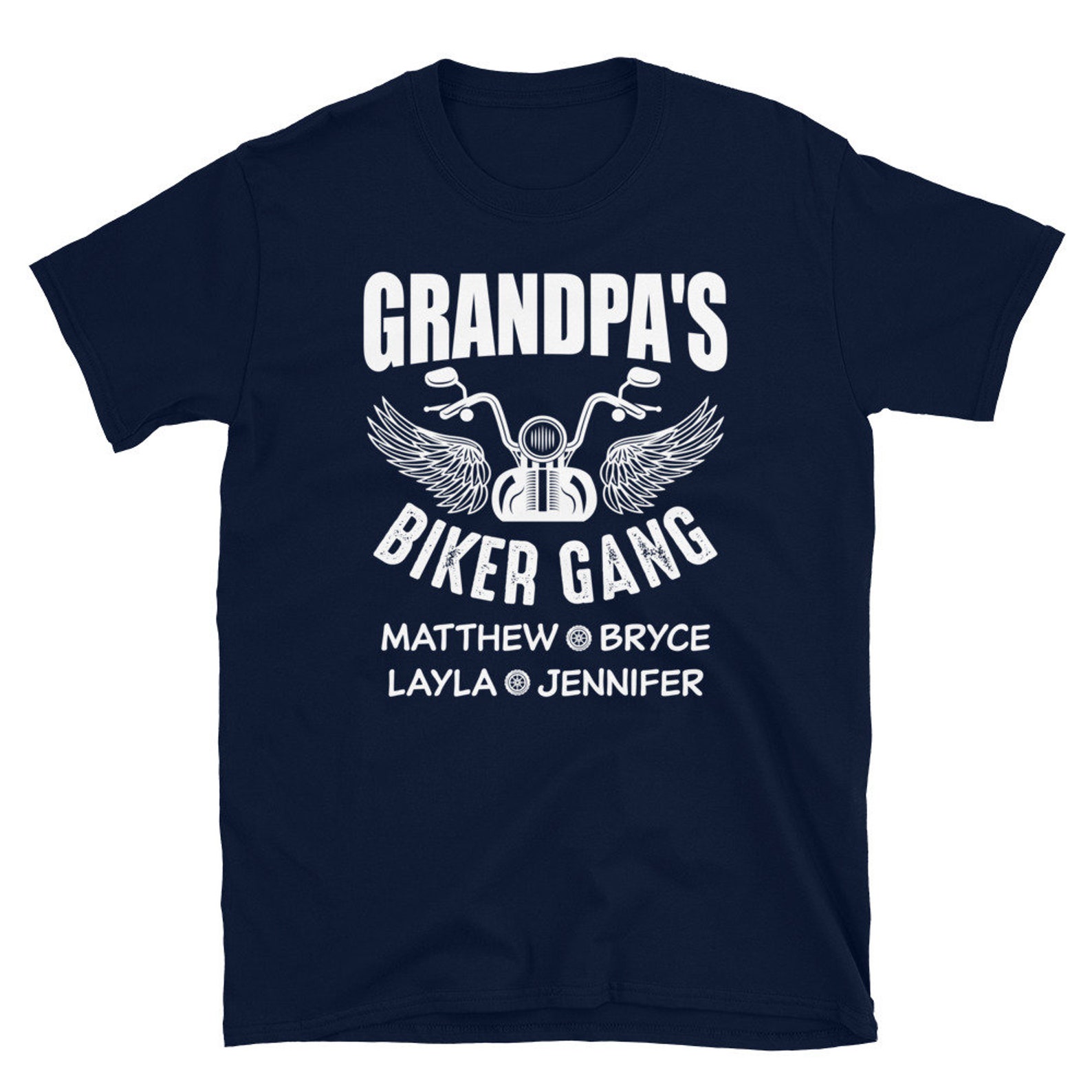 Grandpa Motorcycle Shirt, Motor Bike Gift, Hoodie, Grandpas Biker Gang ...