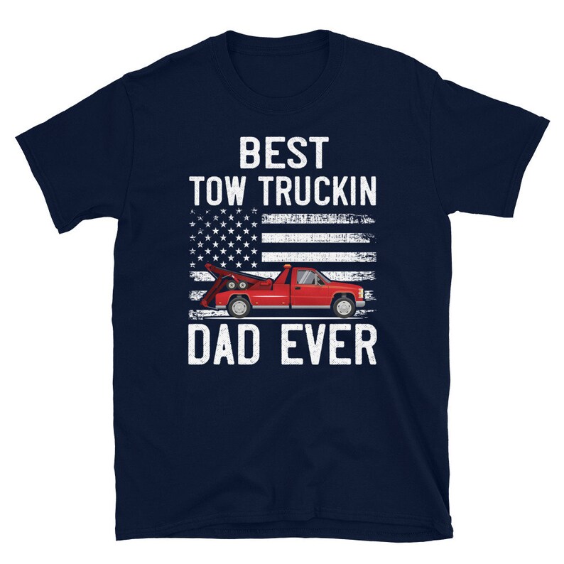 Tow Truck Shirt for Dad American Flag Towing Gift Tow Truck - Etsy