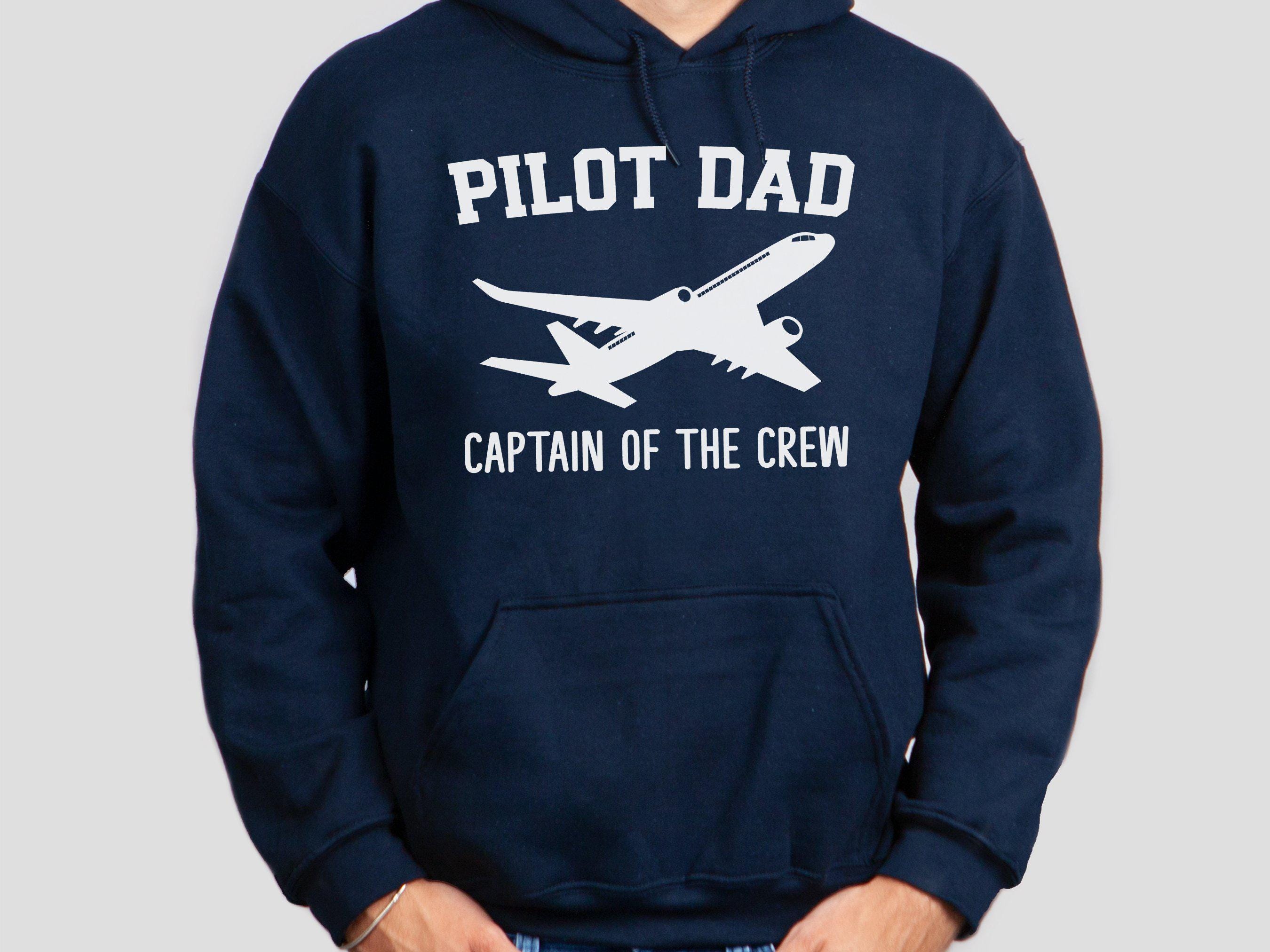 Pilot Dad Shirt, Funny Aviation, Captain of the Crew, Gift for ...