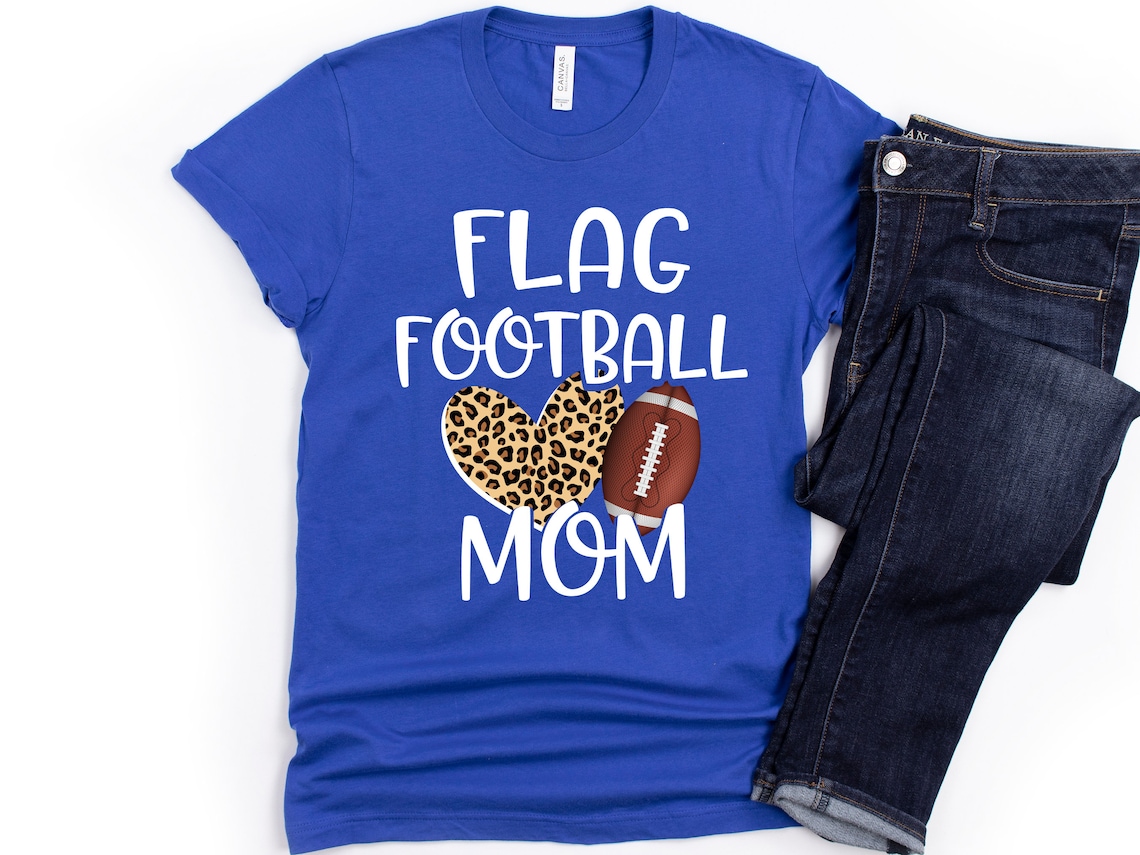 Fall Football Mom Shirt/ Flag Football Mom/ Football Game Day Shirt ...