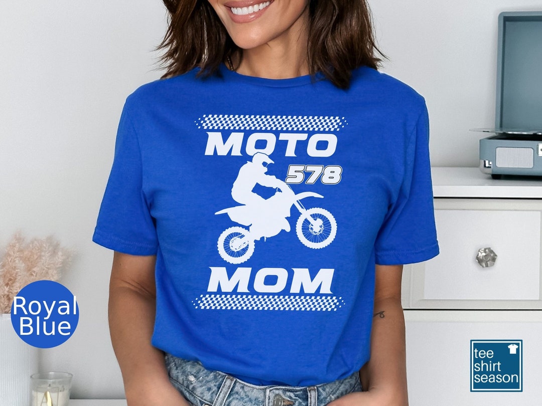 Moto Mom Shirt, Custom Racing Number, Motocross Mom Gift, Supercross ...