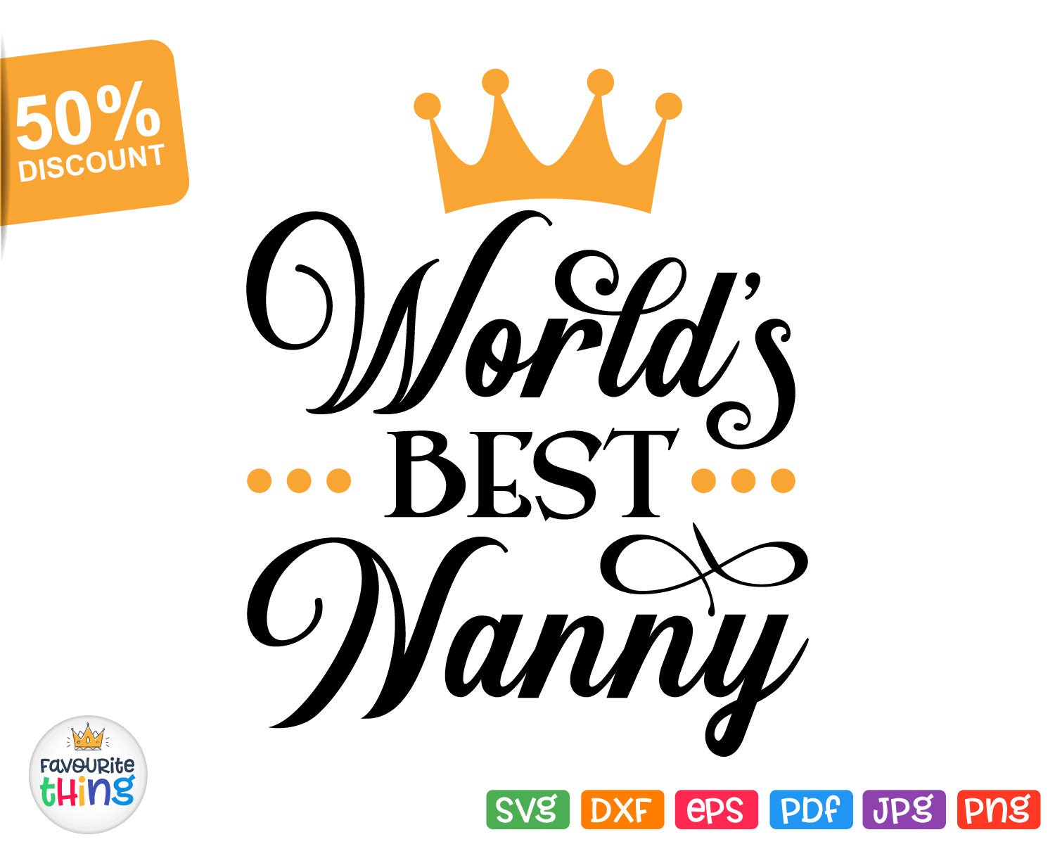 World's Best Nanny Svg Family Shirt Svg Cut File Cricut | Etsy