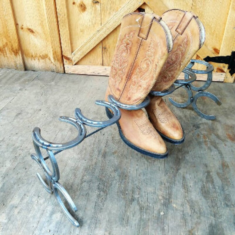 Horseshoe Boot Rack - Etsy