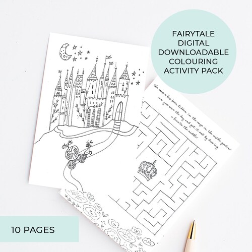 Coloring Pages for Ipad Procreate or Print on Your Home | Etsy