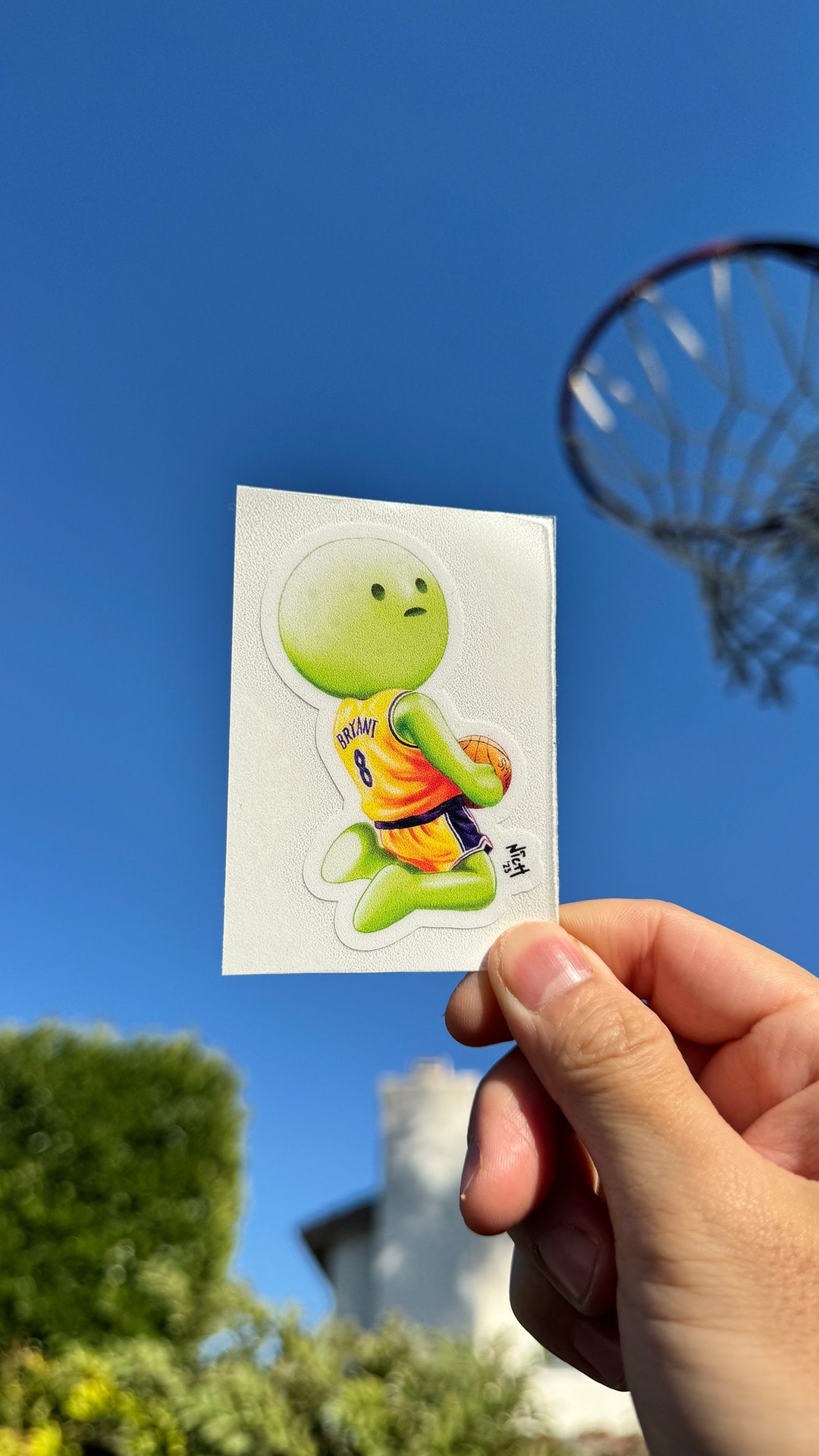Basketball X SMISKI Vinyl Stickers - Etsy