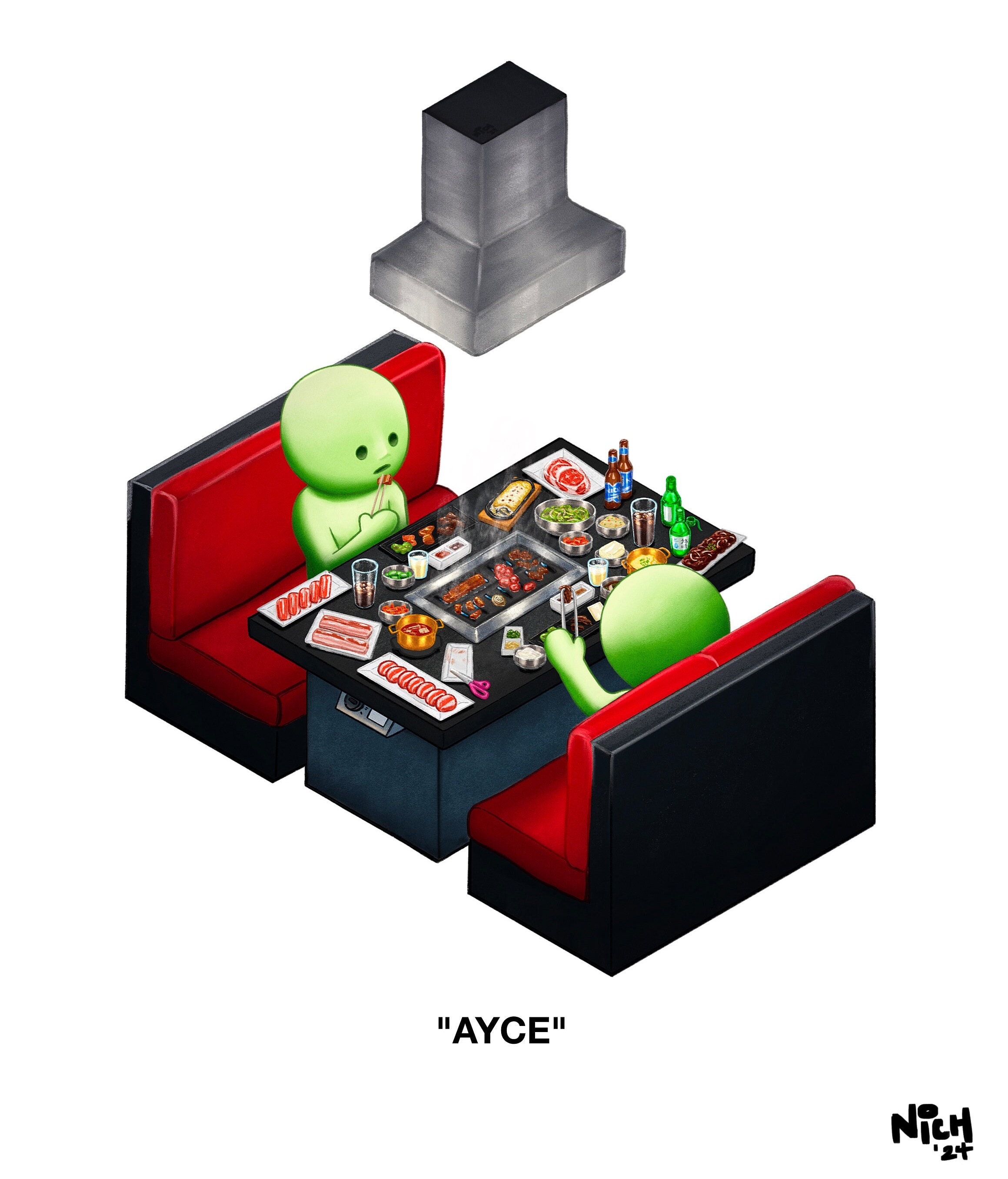 AYCE Smiski Poster - Etsy.de