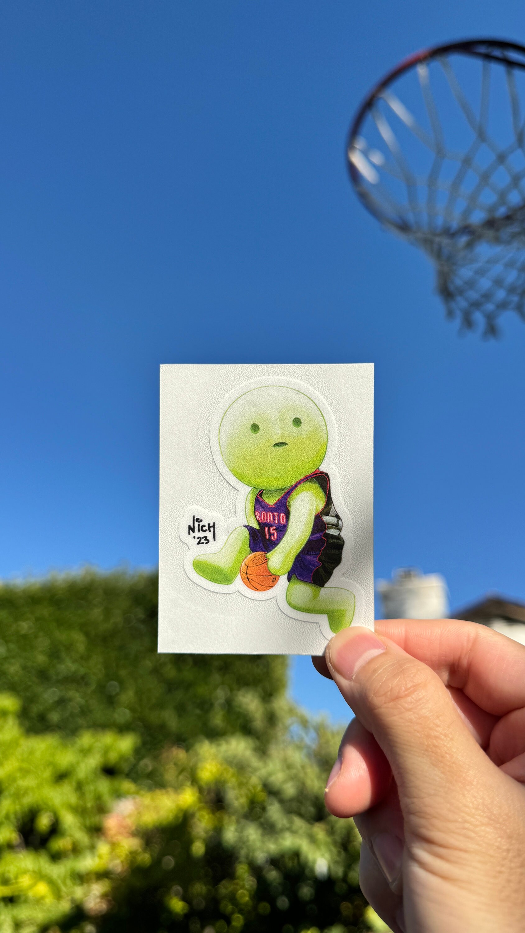 Basketball X SMISKI Vinyl Stickers - Etsy