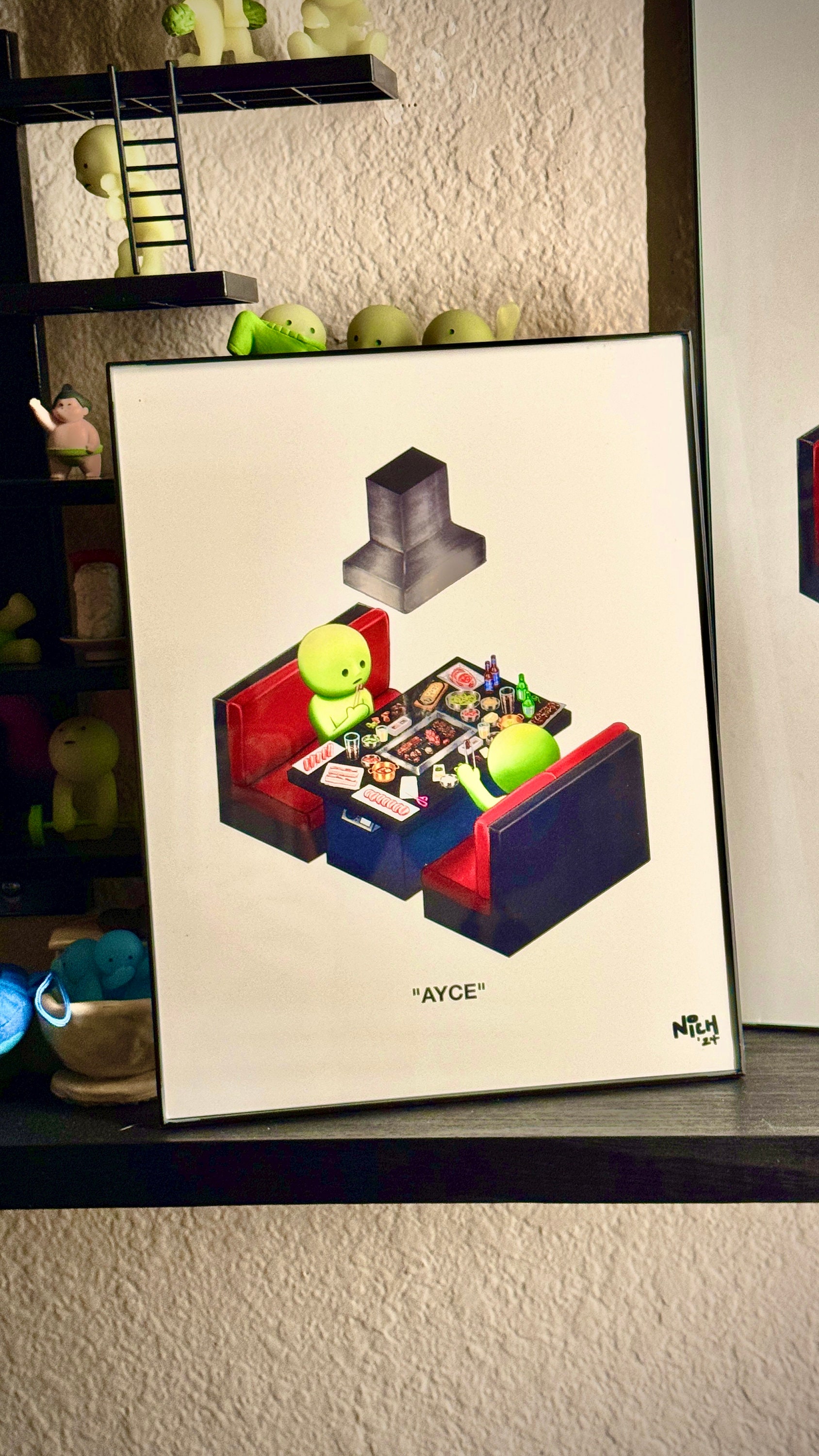 AYCE Smiski Poster - Etsy