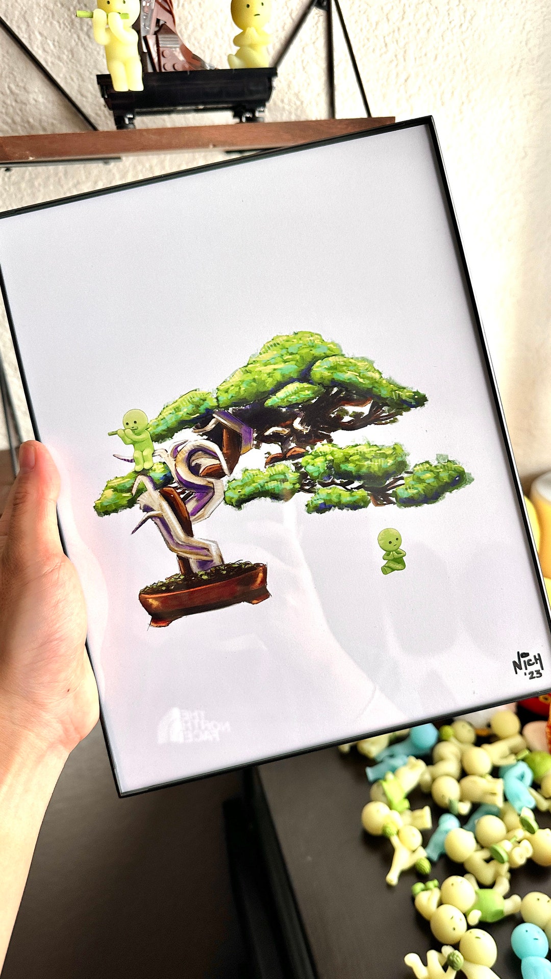 Bonsai - Smiski Poster - Etsy
