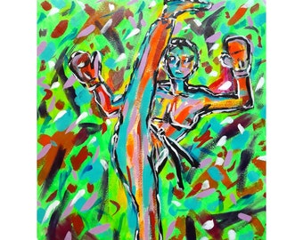 Taekwondo Painting - Etsy