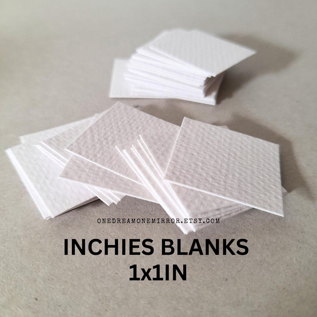 1 Inch Square Sheet for Watercolor Painting or Mixed Media, Pre Cut ...