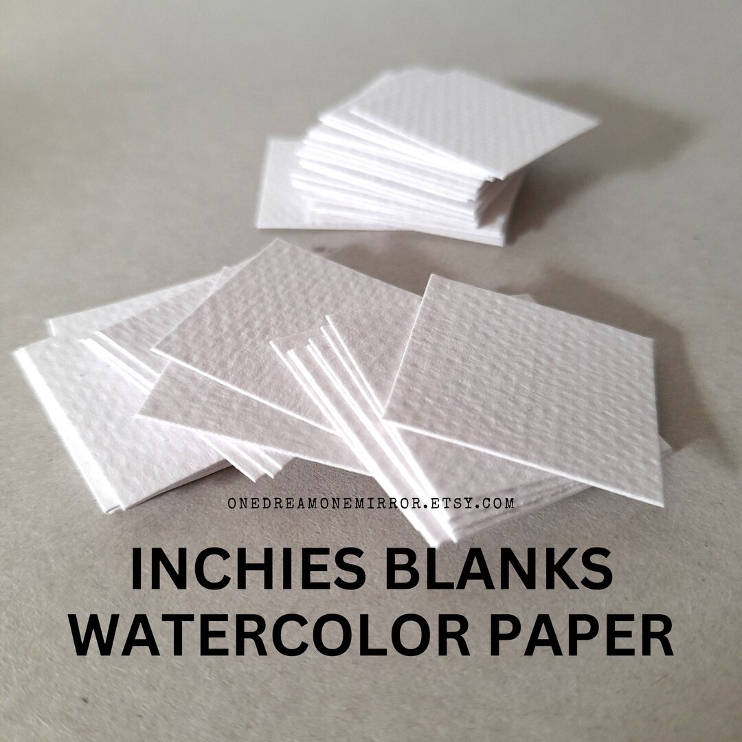 1 Inch Square Sheet for Watercolor Painting, Ready to Use Pre Cut Paper ...
