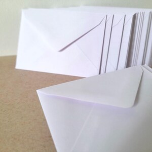 Small White Envelopes for Cards, Invitations, Stationery Supply - Etsy