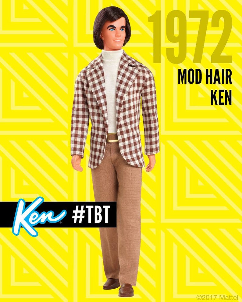 1971 MOD KEN Doll Suit Barbie - by Mattel - Rare! - Etsy