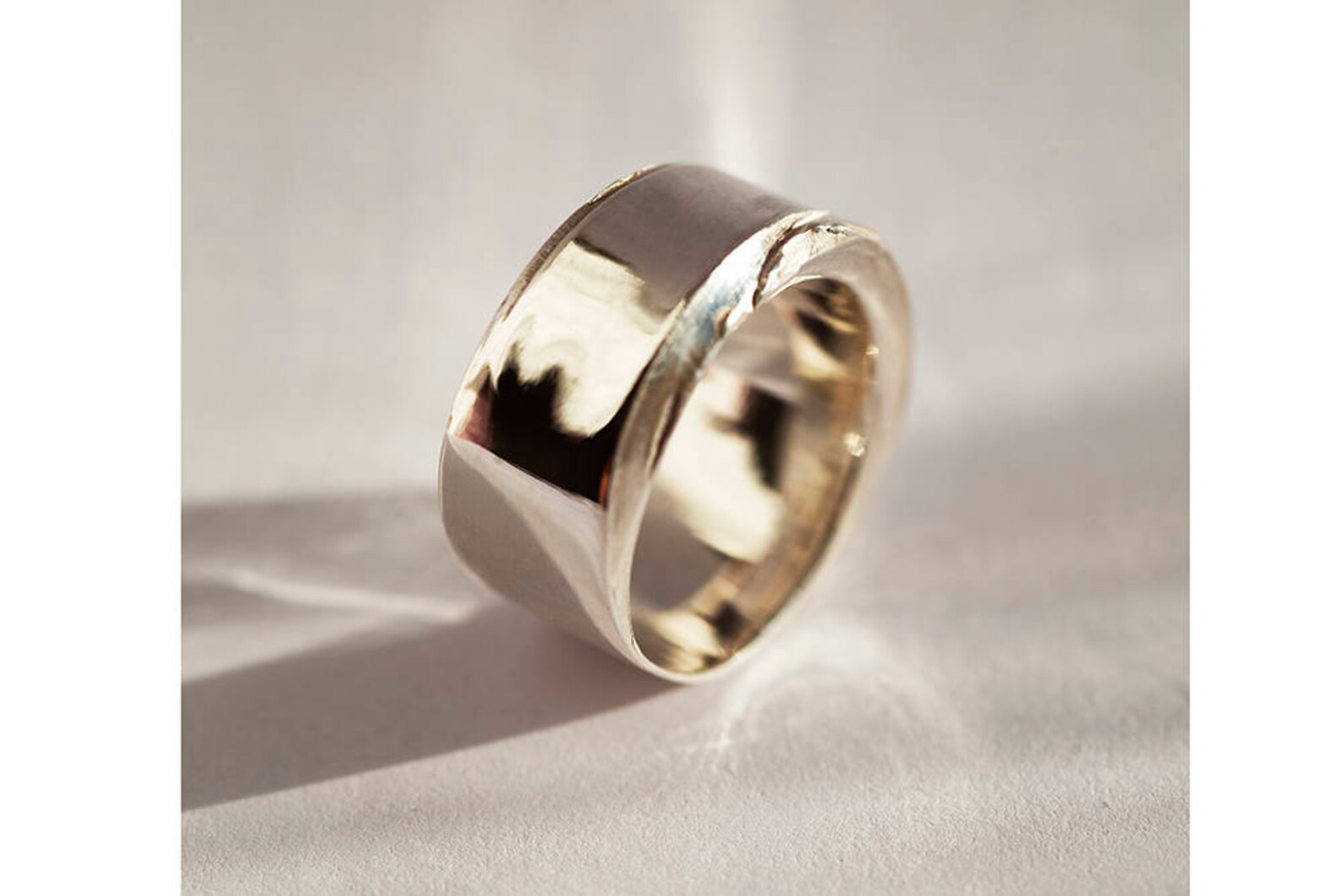 Sterling Silver Ring/ Unique Minimalist Silver Ring/ - Etsy