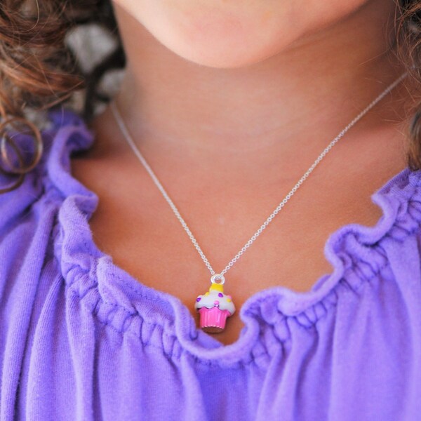 Cupcake Necklace - Etsy