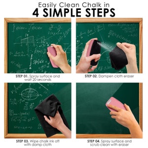 Board Cleaning Kit - Magnetic Eraser With Spray Cleaner and Eraser ...