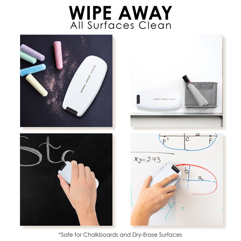 Board Cleaning Kit - Magnetic Eraser With Spray Cleaner and Eraser ...