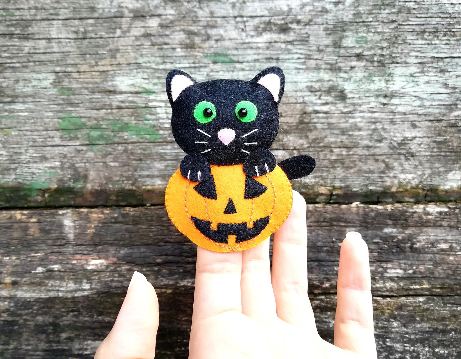 Halloween Felt Finger Puppets Toys Funny Halloween Set | Etsy