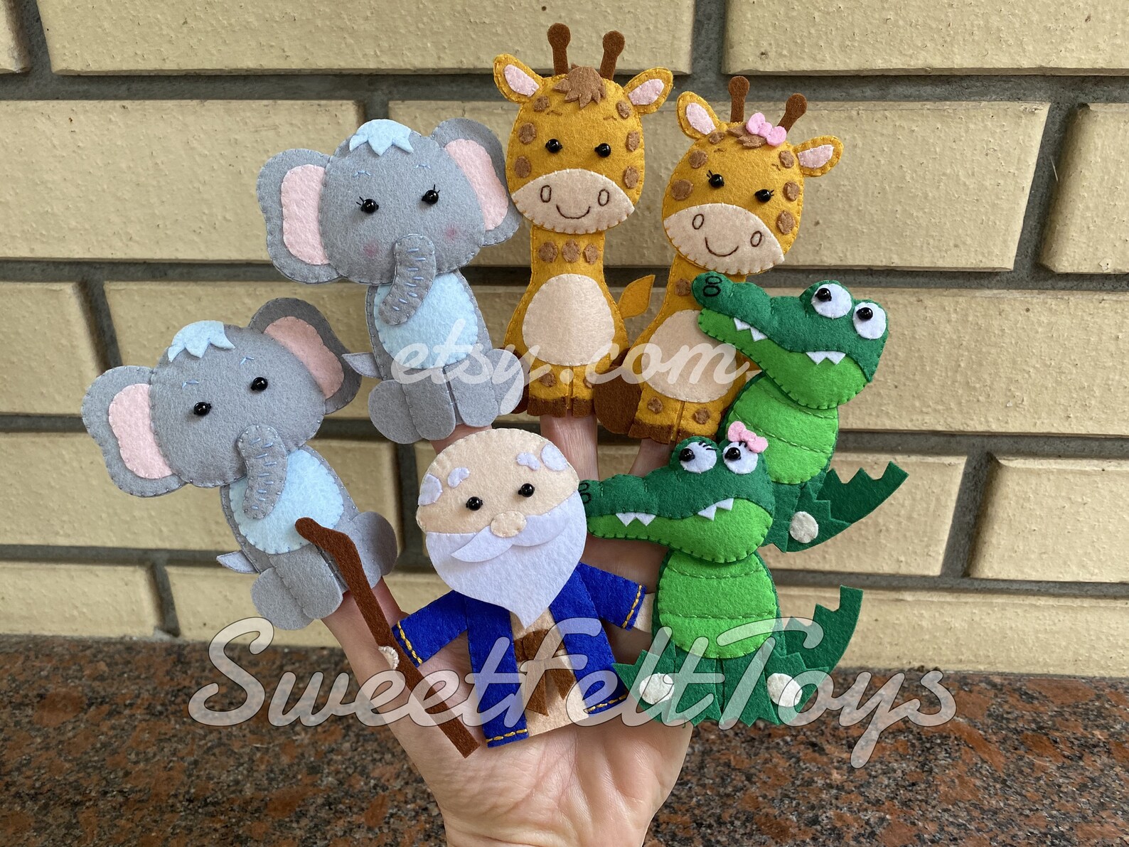 Noah’s Ark Baby Shower Felt Set Baptism Toys Story Time Noah's Ark Toy ...