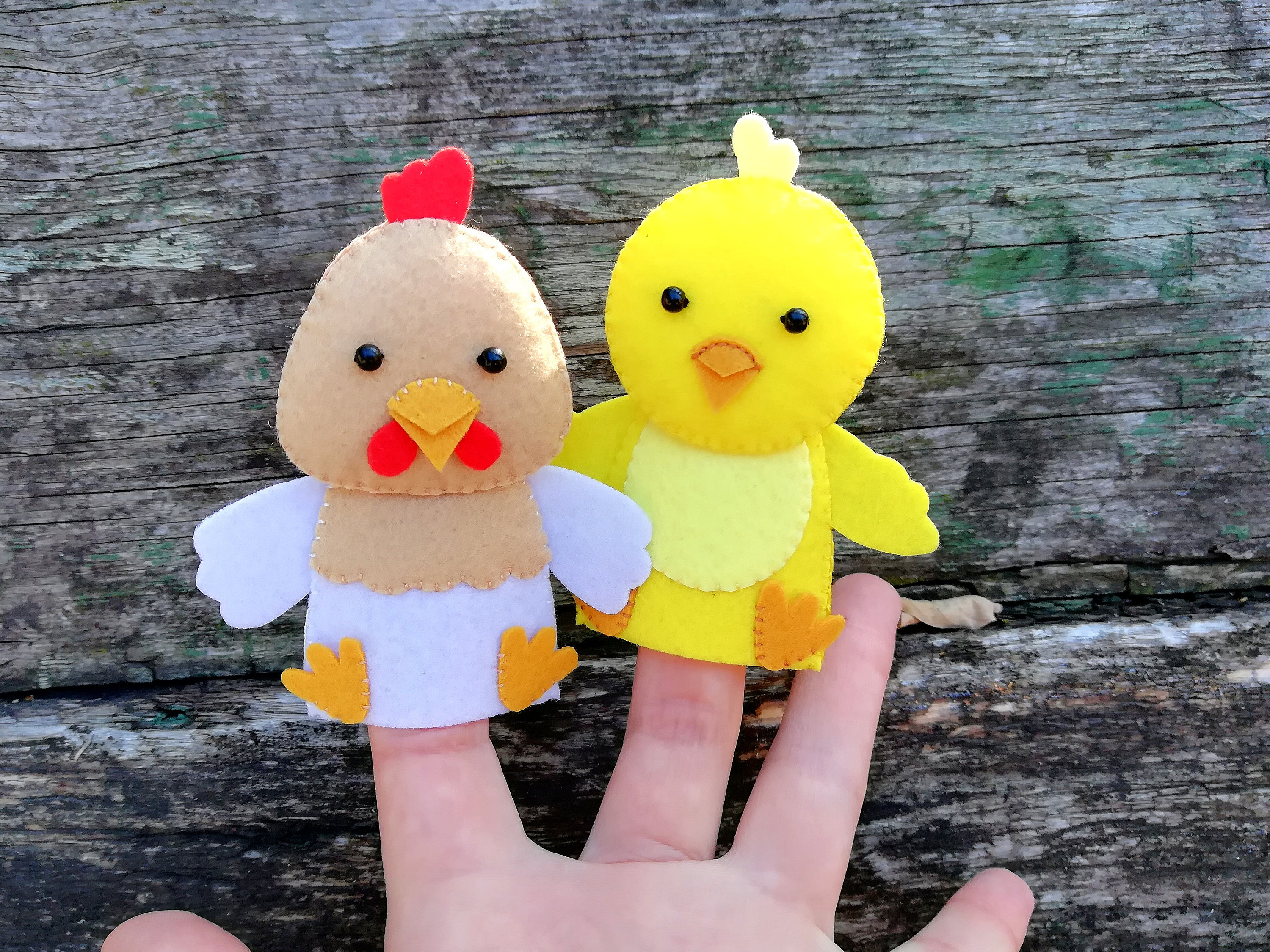 Farm Animals Finger Puppets Birthday Farm Toys Felt Finger ...